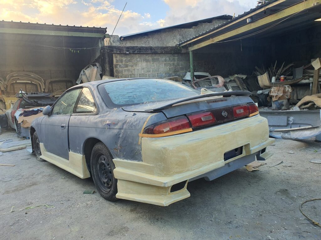 240sx s14 rear bumper Uras GT style – JP Fiber Shop
