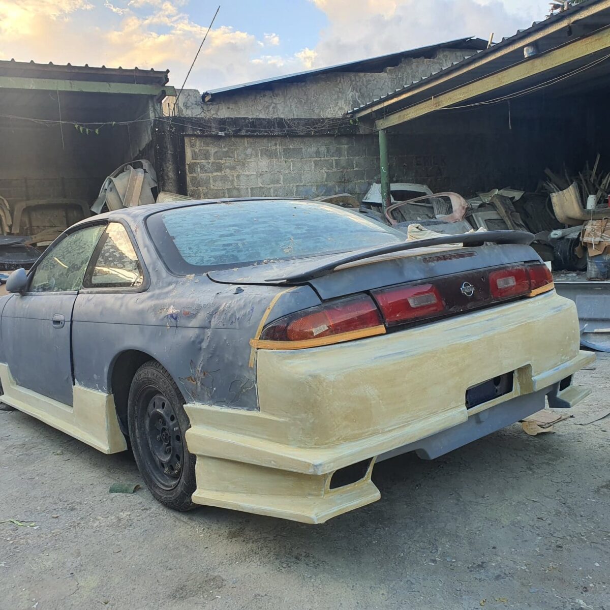 s14 zenki 240sx front bumper Uras GT style – JP Fiber Shop
