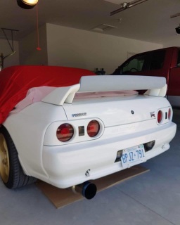 Nissan skyline GTR r32 gurney Flap extension wing FRP – JP Fiber Shop