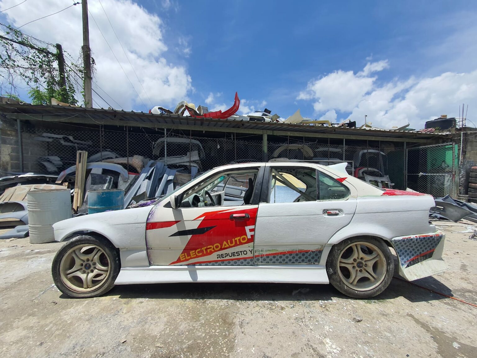bmw e36 4 doors sedan sideskirts BN style – JP Fiber Shop