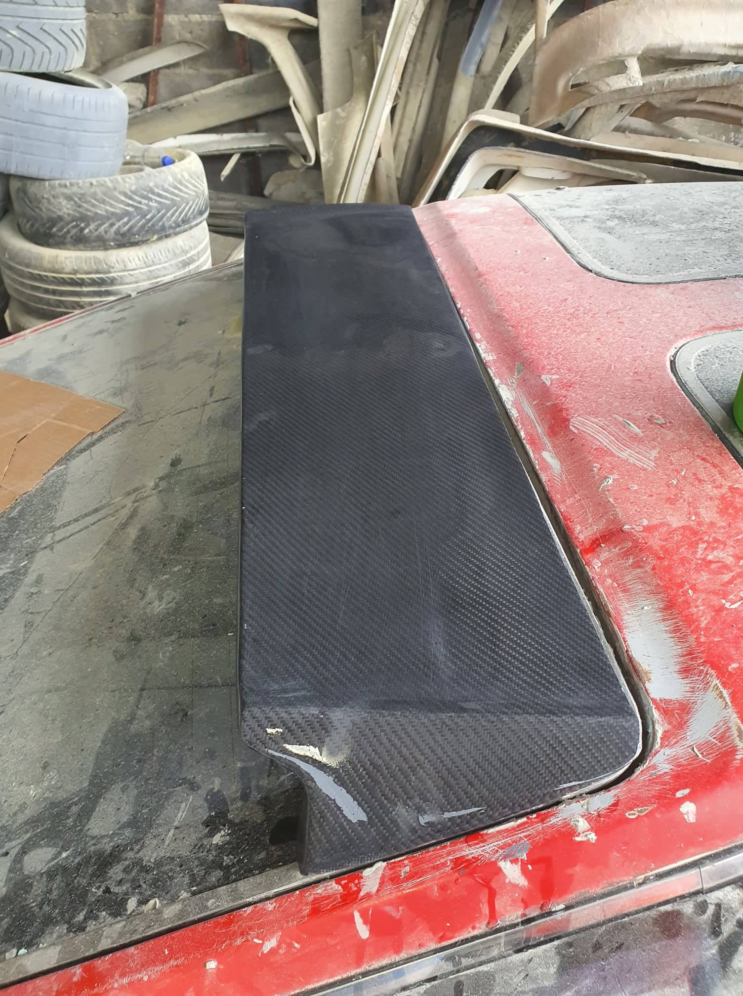 nissan 300zx z31 Roof spoiler carbon fiber v1 – JP Fiber Shop