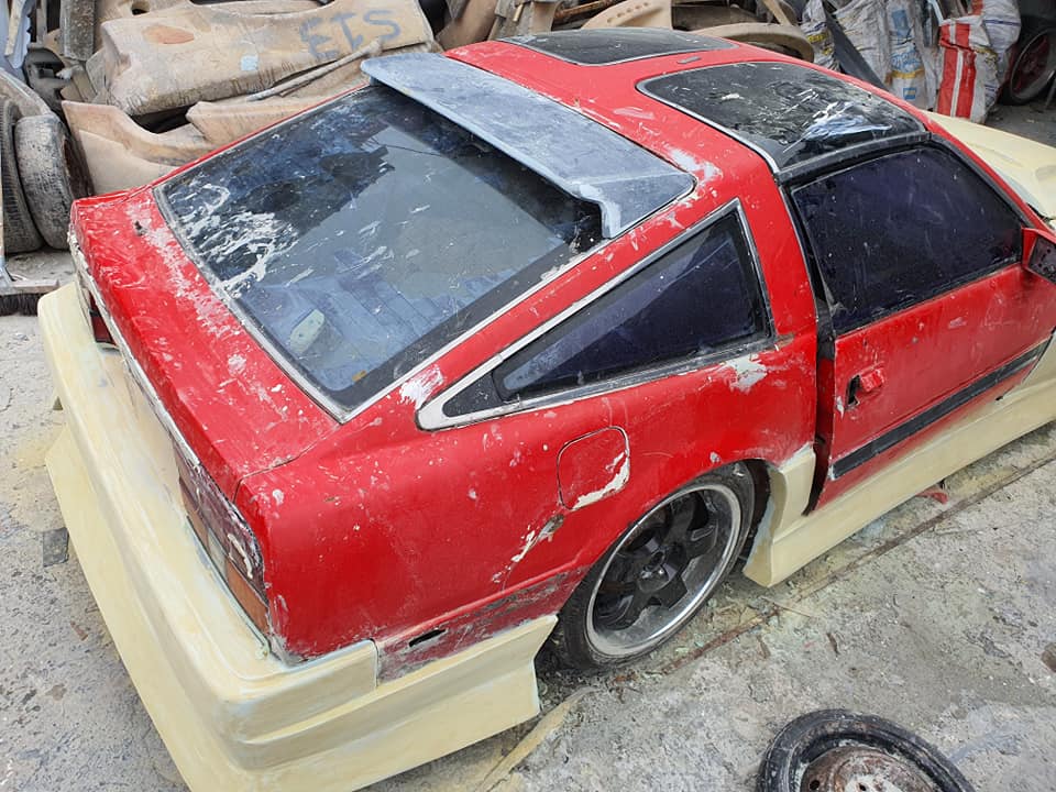 nissan 300zx z31 roof spoiler V1 style – JP Fiber Shop