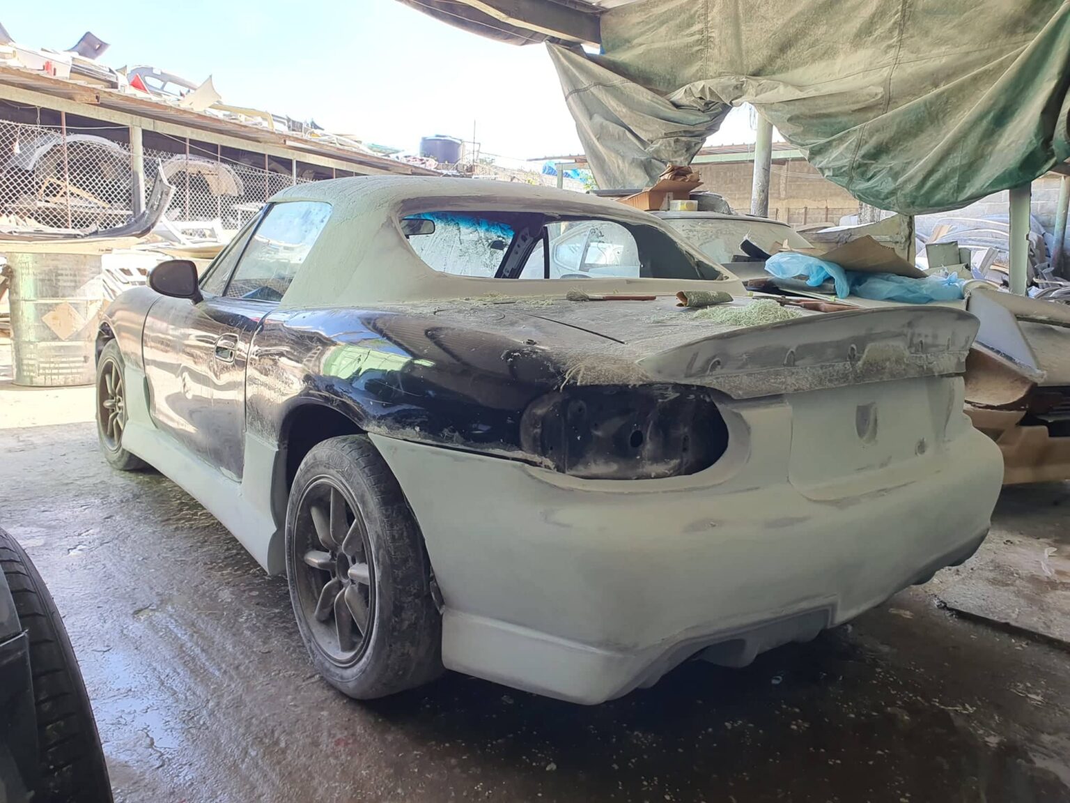 Mazda miata NB spirit style rear bumper – JP Fiber Shop