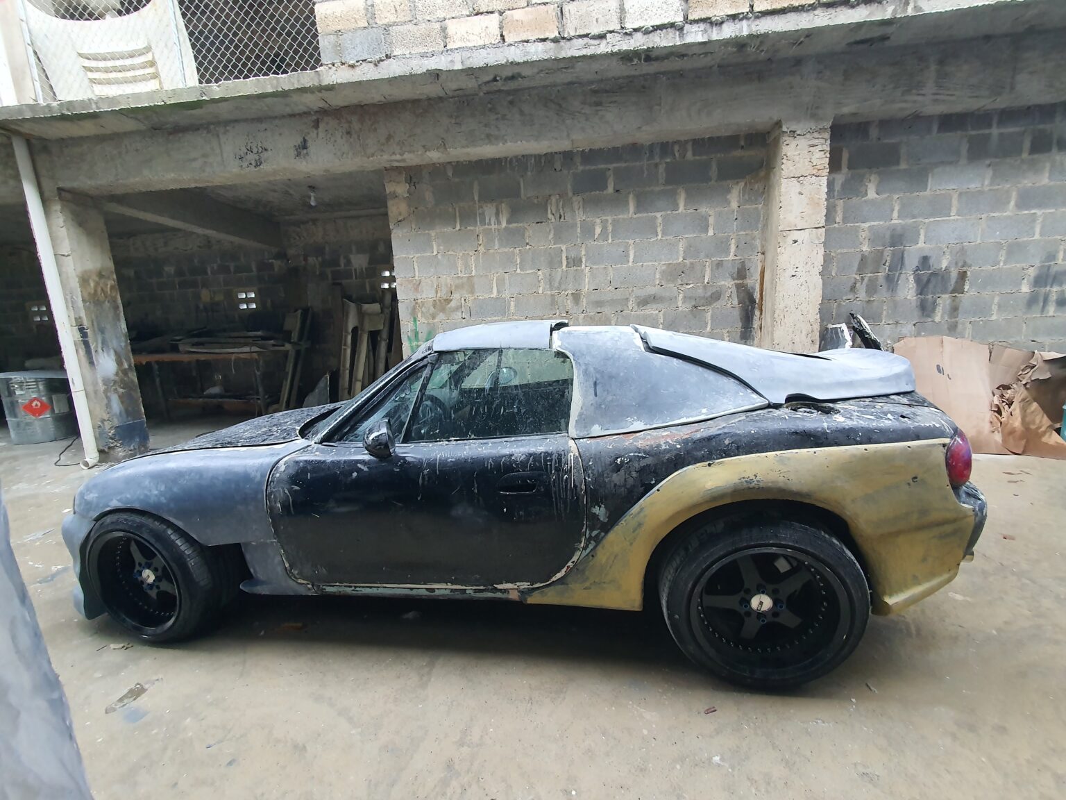 Mazda miata mx5 NB front fenders feed style 25mm – JP Fiber Shop
