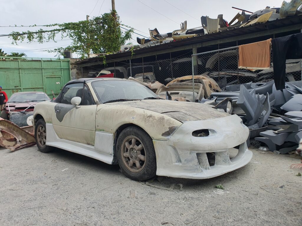Mazda miata mx5 NA front bumper knight style – JP Fiber Shop