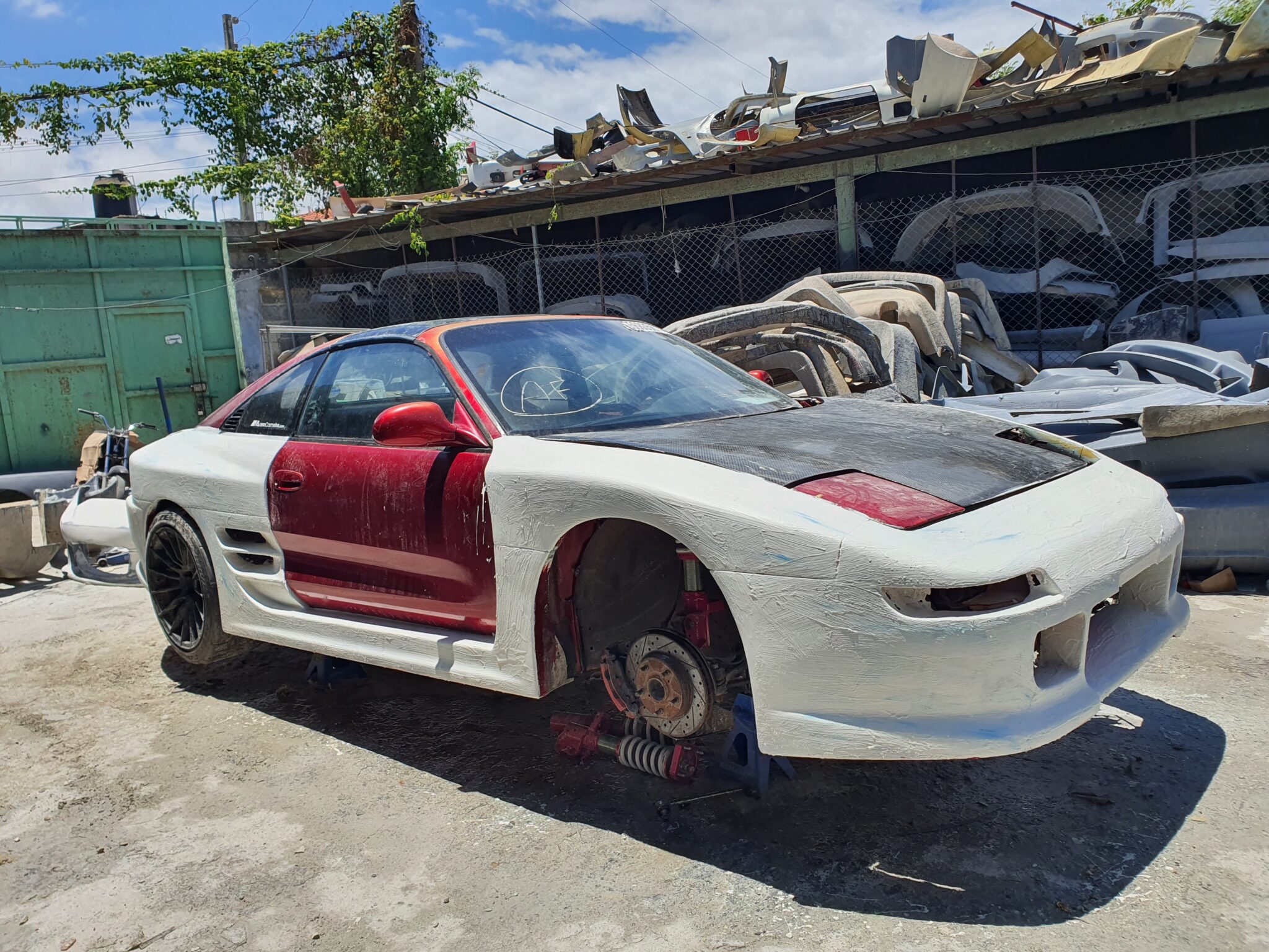 Toyota SW20 TRD completed widebody kit – JP Fiber Shop