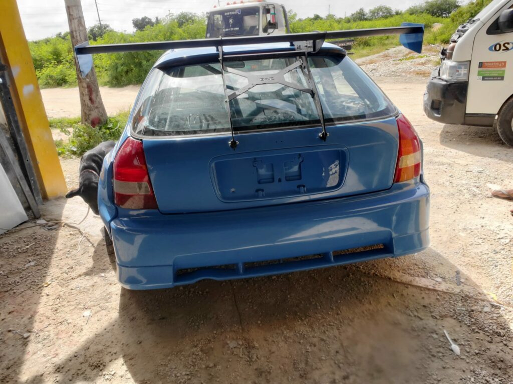 Honda civic EK rear bumper cwest style – JP Fiber Shop