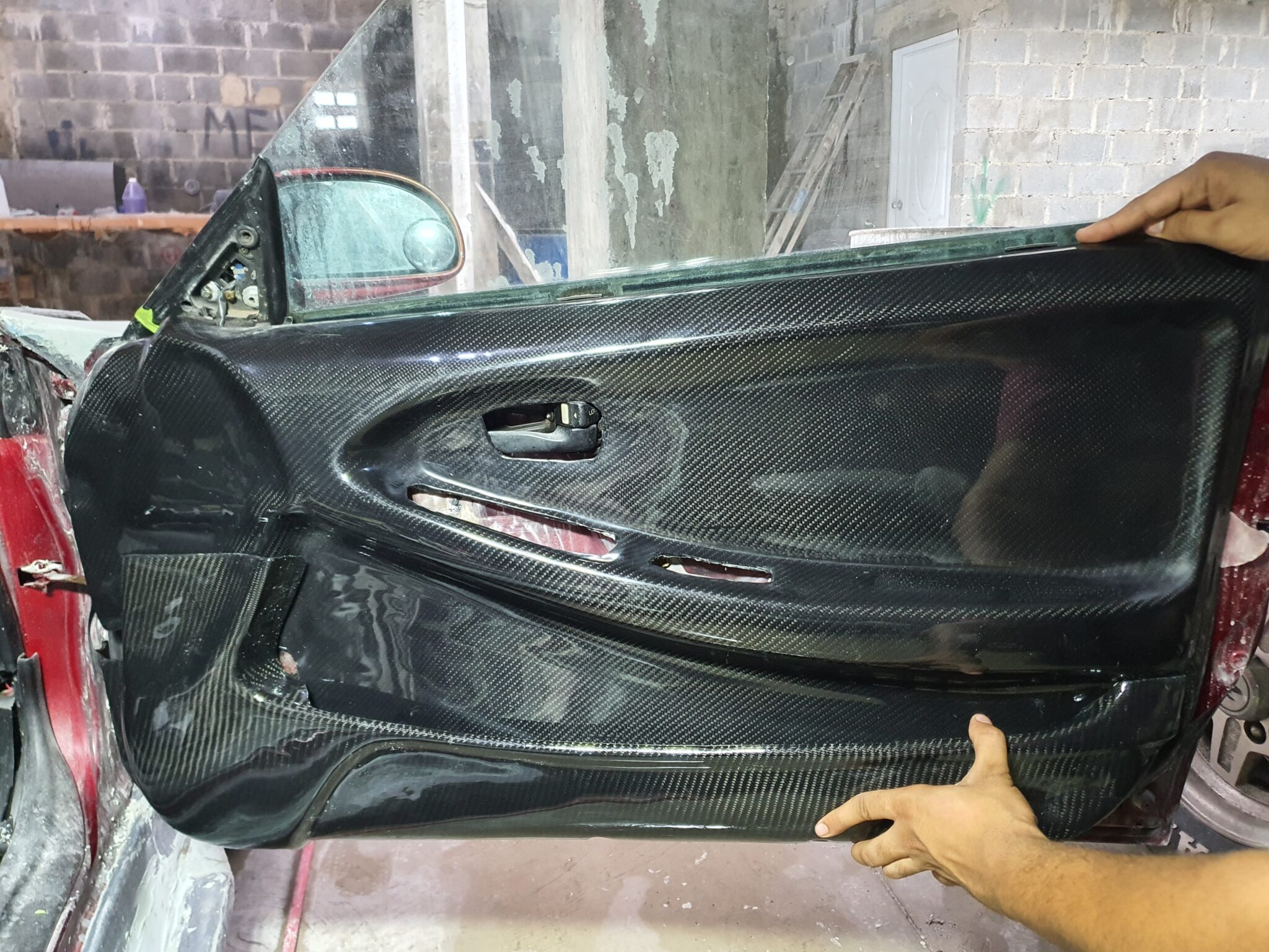 Toyota sw20 door pannels carbon fiber – JP Fiber Shop