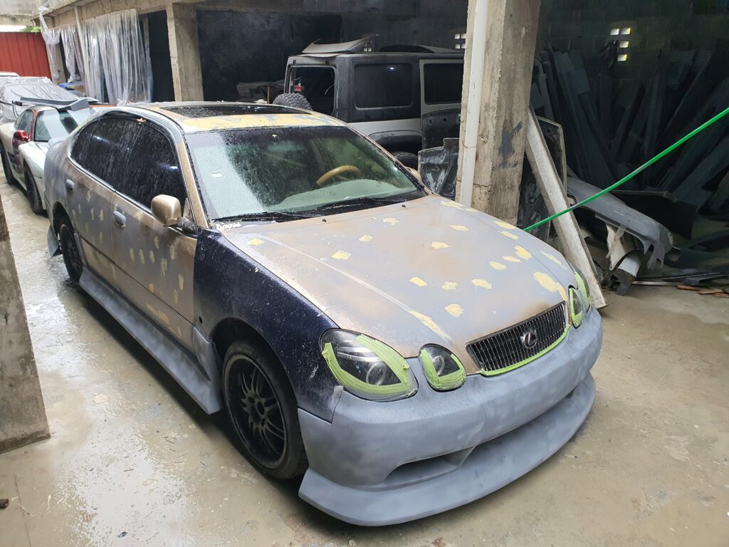 Lexus GS300 GS400 body kit Bn style drift v1 FRP completed – JP Fiber Shop