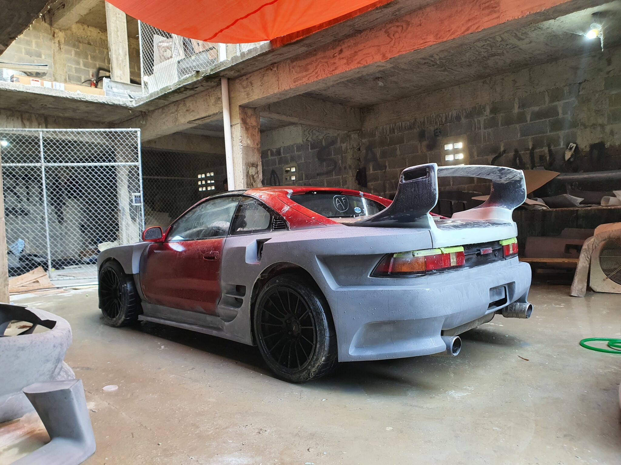 Toyota MR2 Sw20 v2 TRD kit completed – JP Fiber Shop