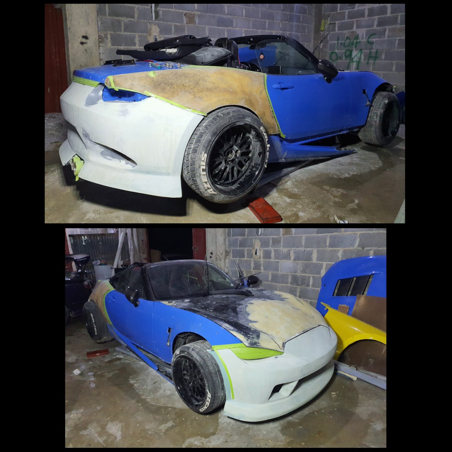 Mazda mx5 ND miata body kit BN drift style – JP Fiber Shop