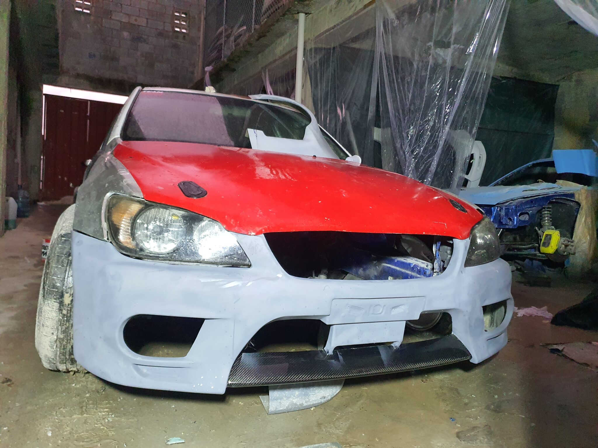 Lexus is200 is300 altezza front bumper Trd v1 Carbon fiber bottom – JP ...