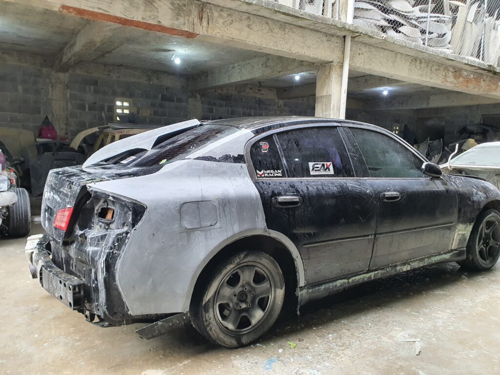 Infiniti G35 sedan Rear Overfenders Oem style – JP Fiber Shop