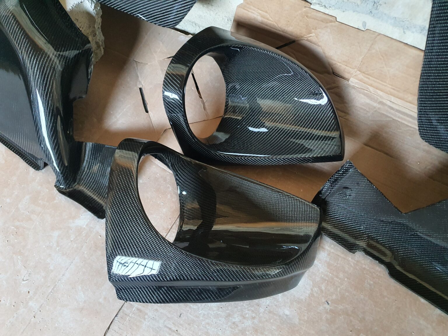 Datsun s30 240z 260z 280z headlight buckets carbon fiber – JP Fiber Shop