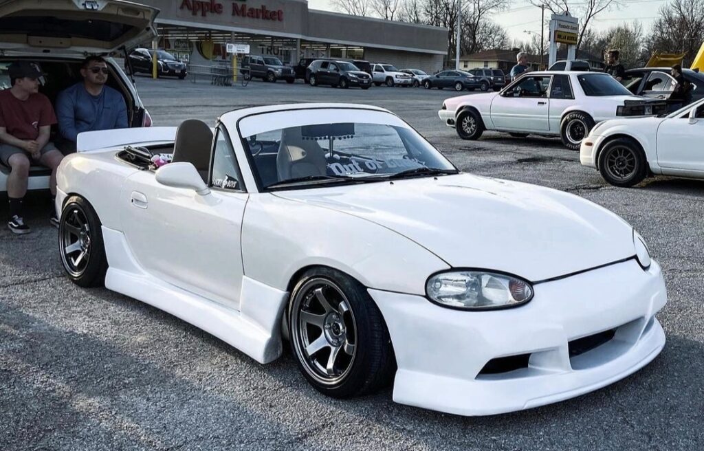Mazda MX5 NB miata sideskirts spirit style – JP Fiber Shop