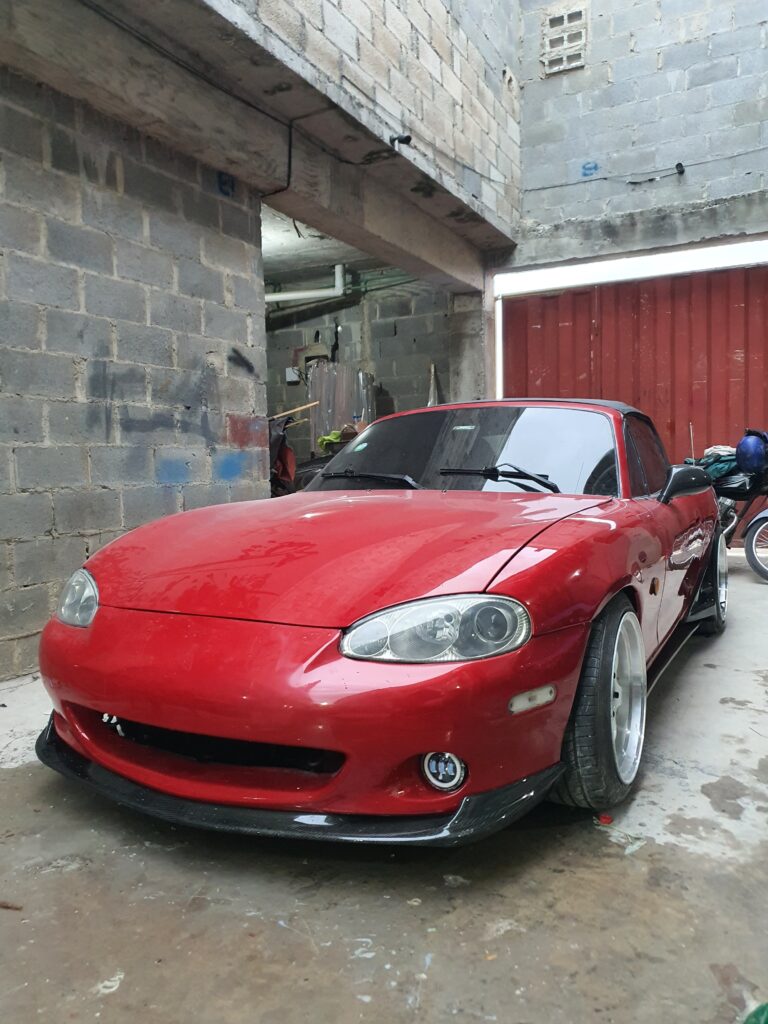 Mazda mx5 NB NB2 front lip garage varys style Carbon fiber – JP Fiber Shop