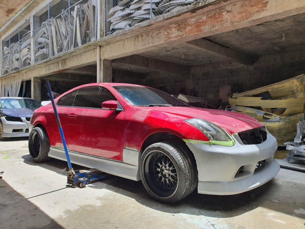 Infiniti G35 Coupe Sideskirts Bn v1 Drift Style – JP Fiber Shop