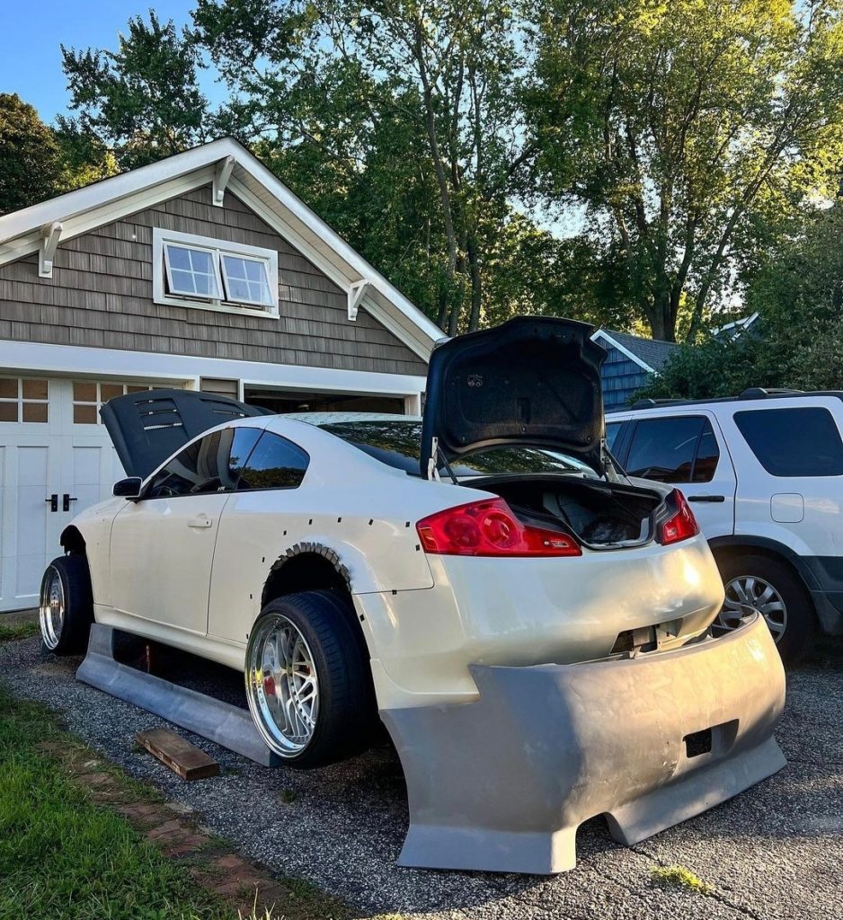 Infiniti G35 Coupe Rear bumper Bn v1 Drift Style – JP Fiber Shop