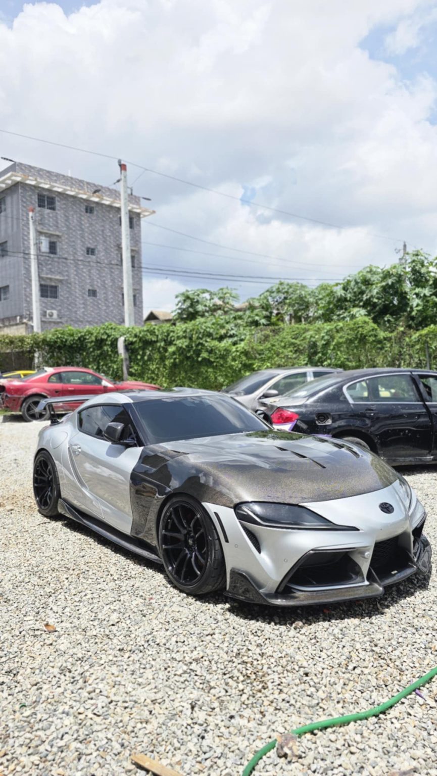 toyota supra mk5 a90 front fenders EP style Carbon Fiber – JP Fiber Shop
